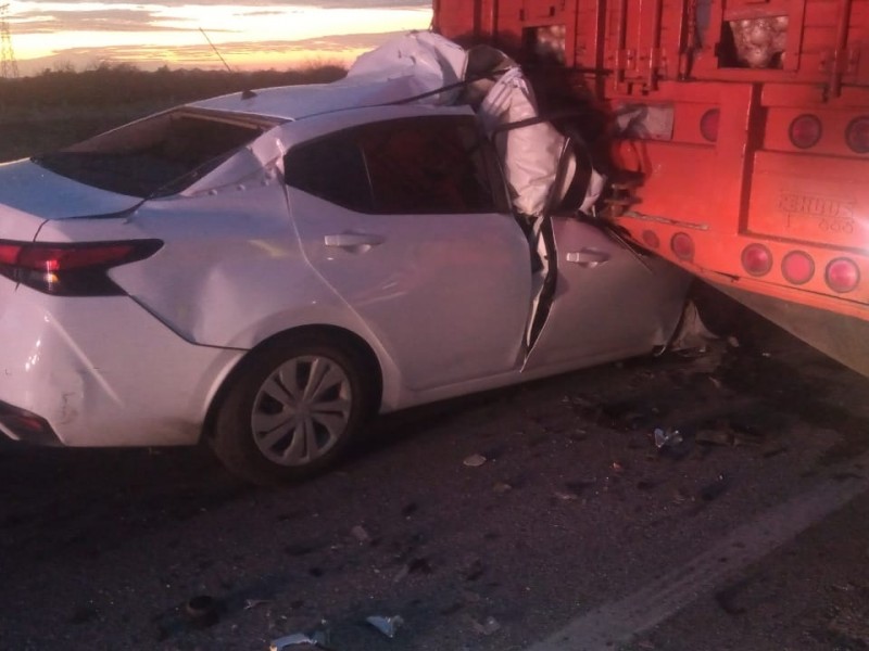 Un Hombre Murió Tras Impactar Su Vehículo Contra Un Tráiler